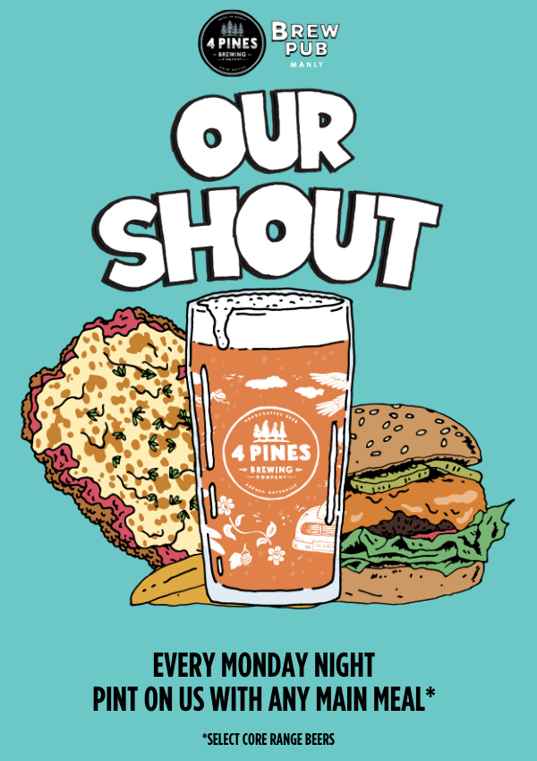 4 Pines Manly - Where It All Began - Open 7 Days | 4 Pines Beer